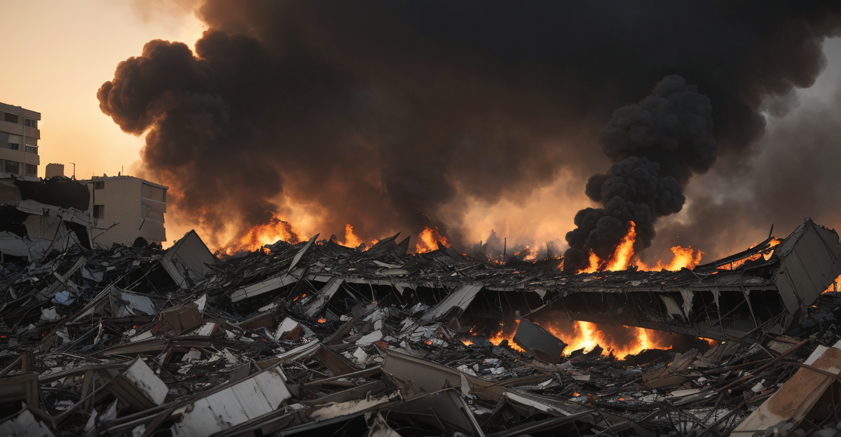 Bridge Collapse Shocks Riverton – Civilian Evacuation Under Burning ...